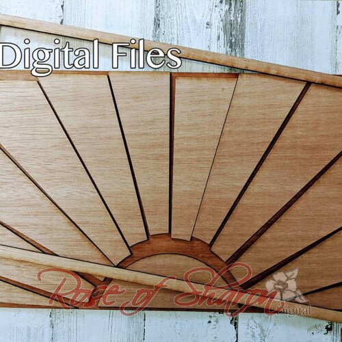 Sunrise Layered Sign SVG Diy Laser Cut Files Family Name - Etsy