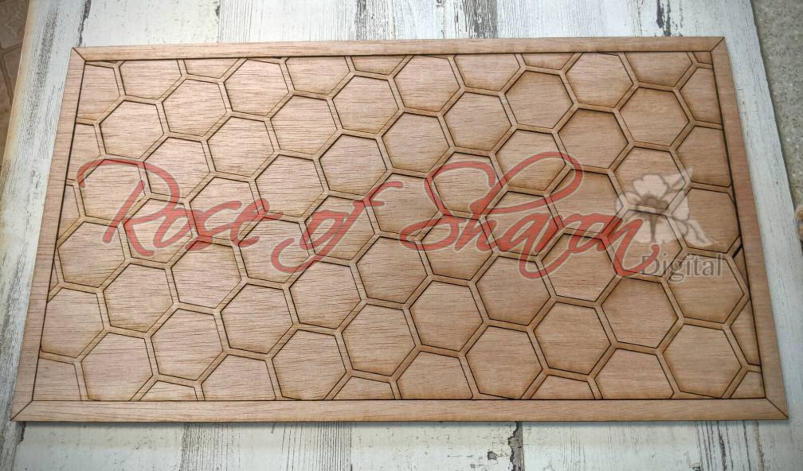 Honeycomb layered sign SVG diy laser cut sign files | Etsy