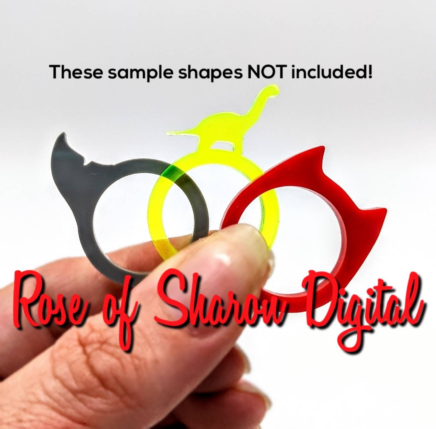 DIGITAL Ring Sizes for Laser Cutting, Svg Files, Sizes 4-13.5, Ring ...