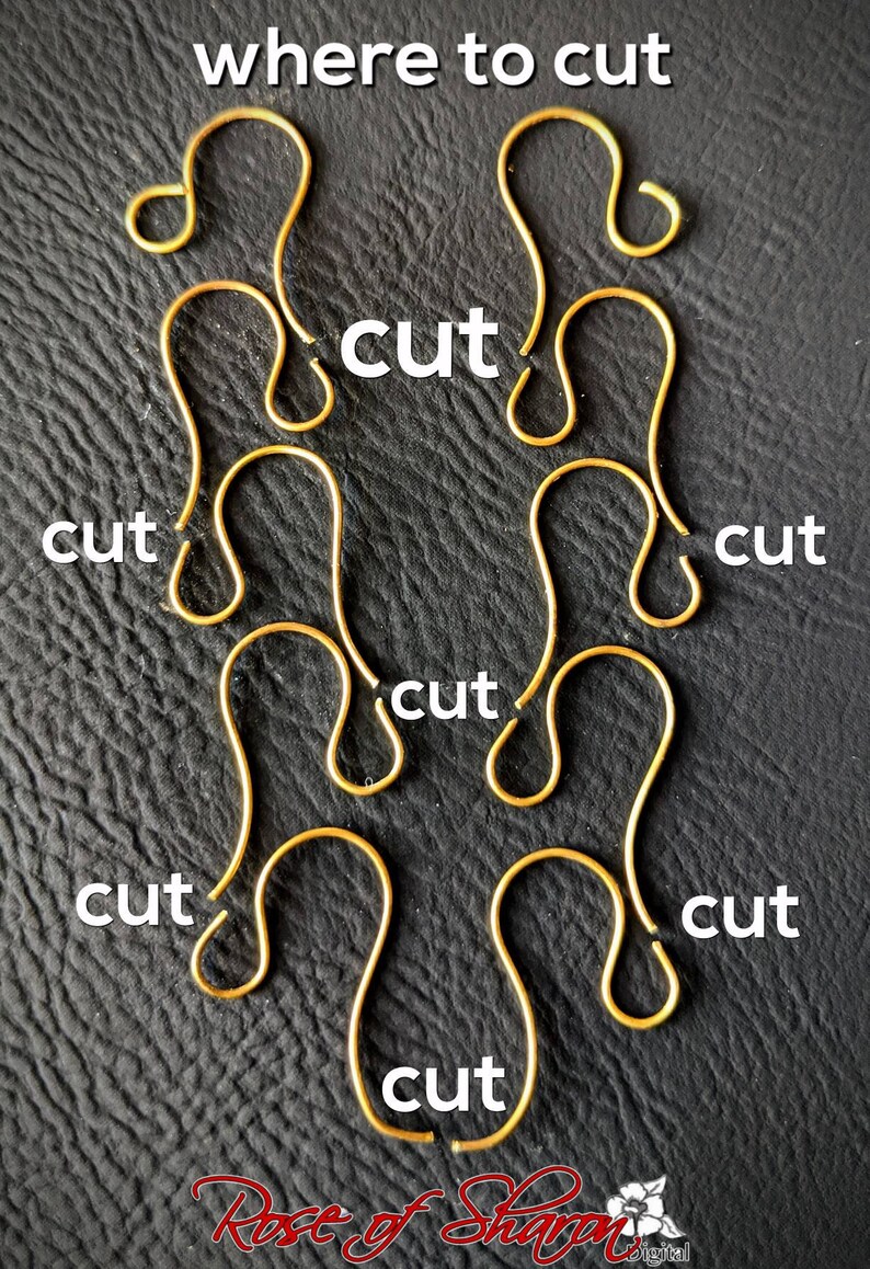 DIGITAL Ear Wire Jig SVG File Loop Fits 1/8 Earring - Etsy