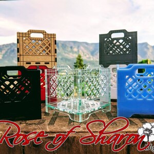 Milk Crate AND Caddy SVG Files Set, Small, Storage & Organization, Box ...