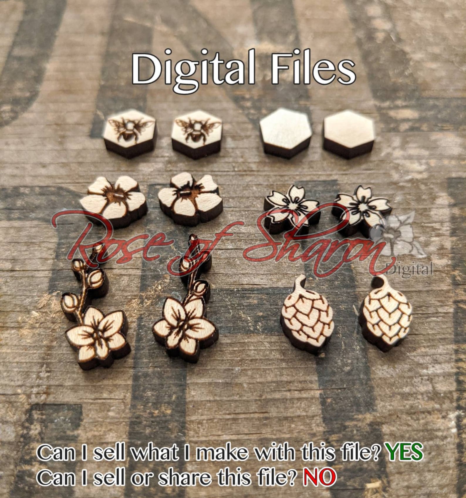 Mini Massive Stud Earring SVG Files for 42 Pairs Retro - Etsy