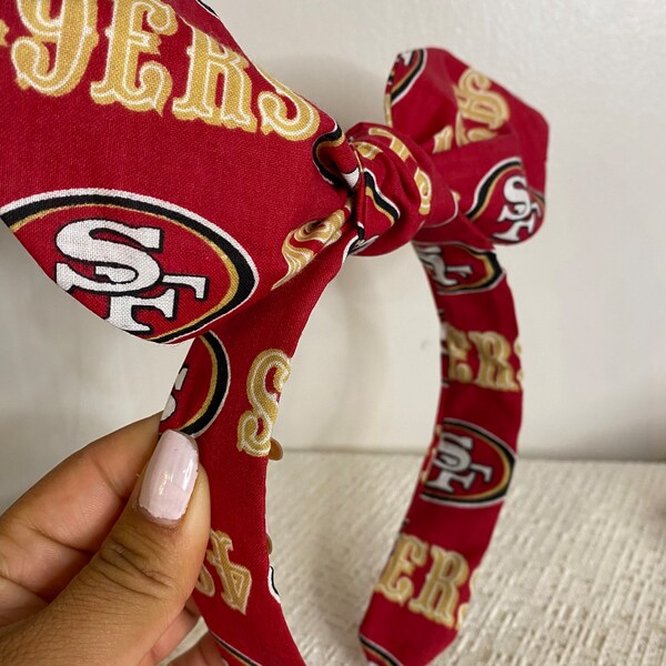 49ers Hair Bow - Etsy
