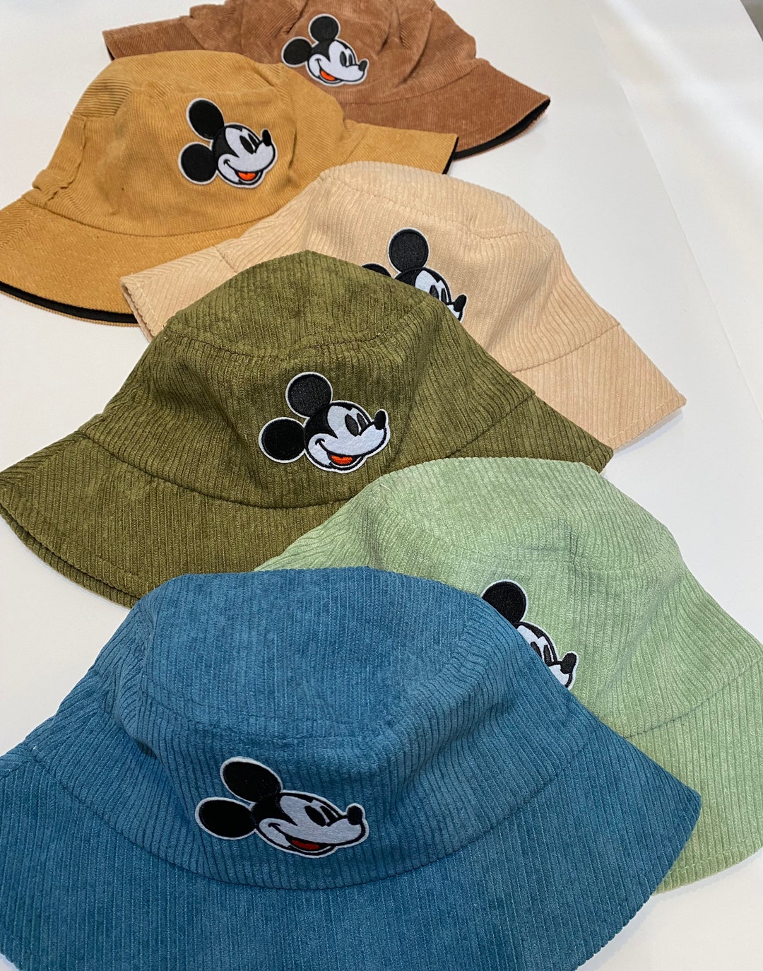 Mickey Corduroy Bucket Hat (adult, Young Adult) - Etsy
