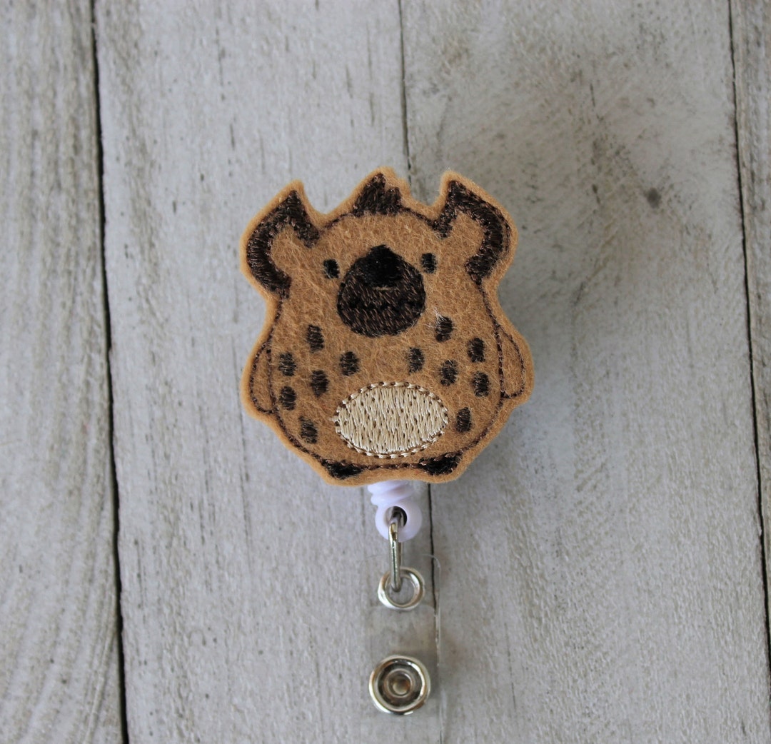 Little Hyena Retractable Name Badge, Nurse ID Badge Holder, Teacher ...