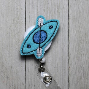 Kayak Badge Holder With Retractable Reel Kayak ID Holder - Etsy