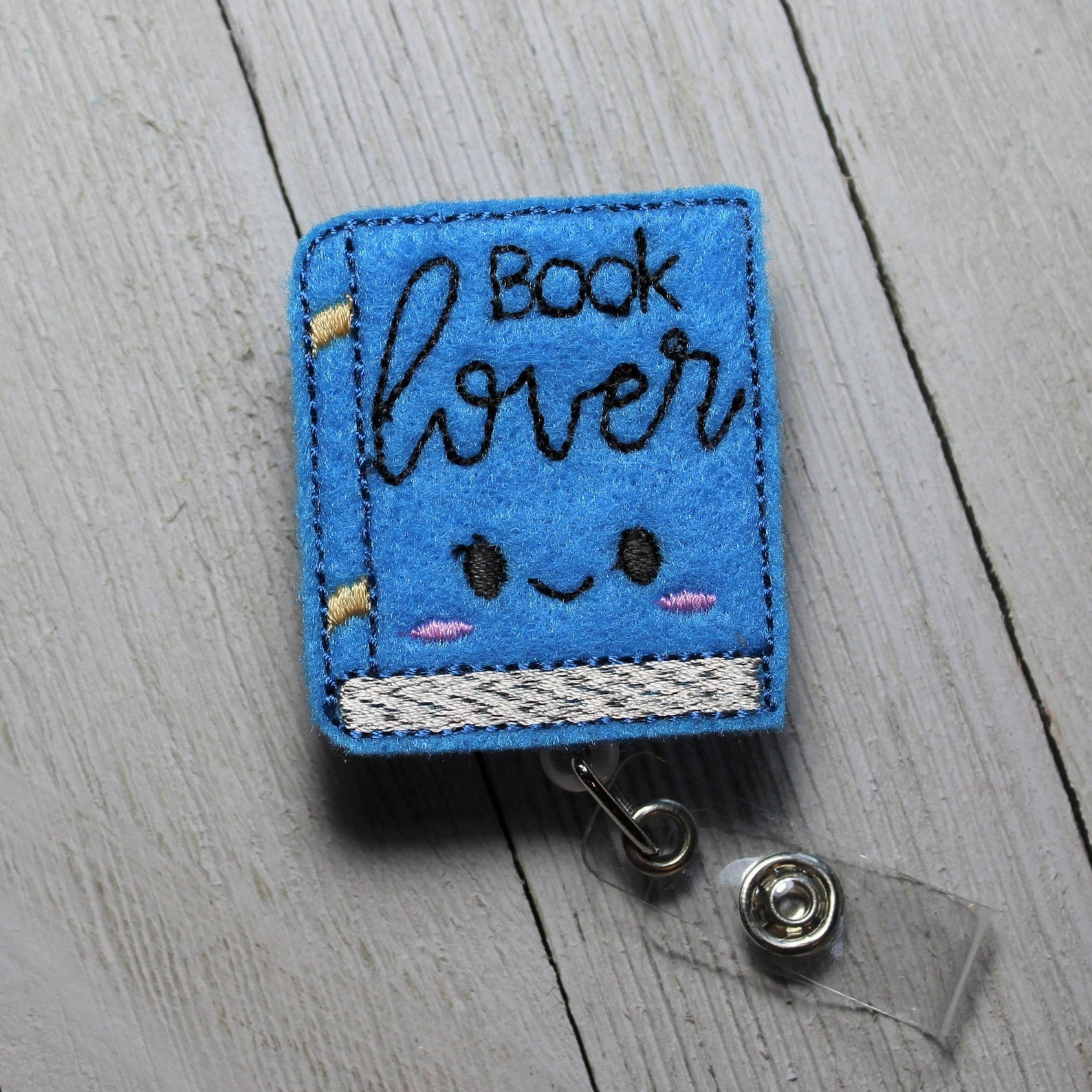 Book Lovers Badge Holder Retractable With Reel Library Badge - Etsy