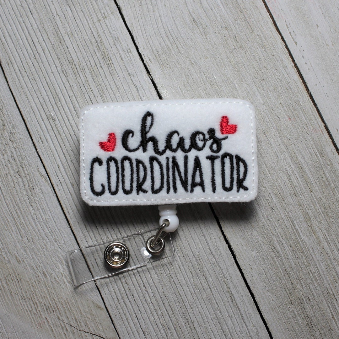 Chaos Coordinator Badge Holder, Coordinator Badge, Admin Badge, Leader ...