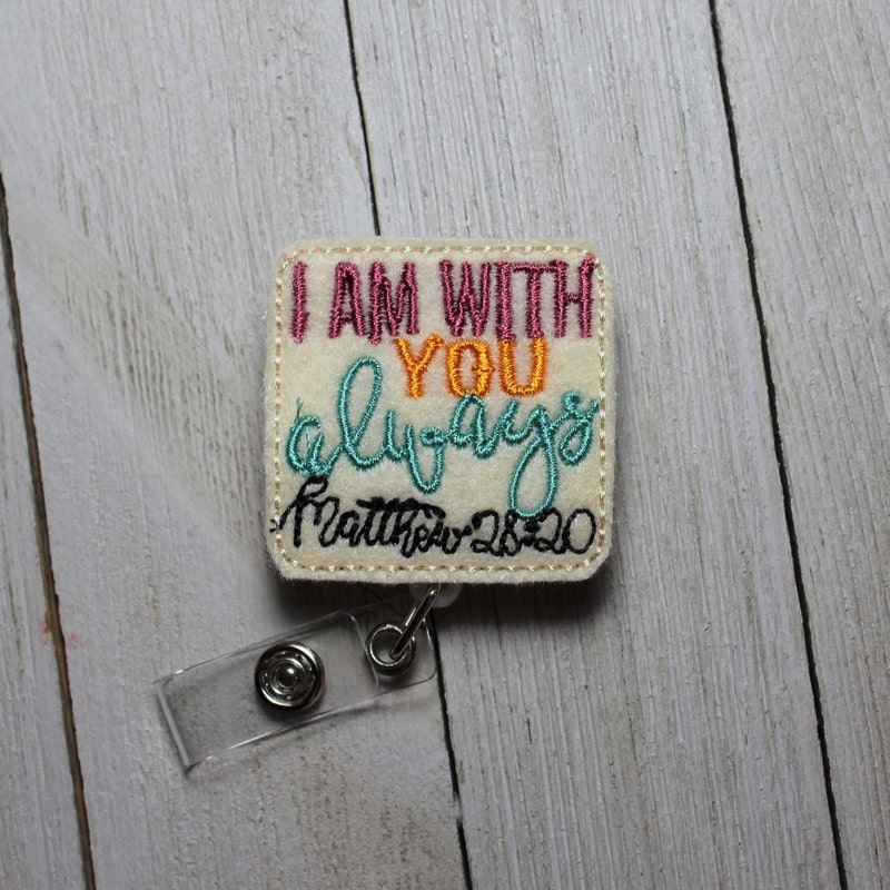 Bible Verse Badge Reel - Etsy