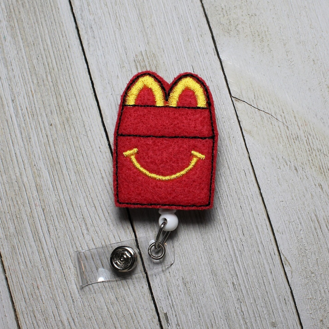 Kids Meal Box, Badge Holder, Happy Meal, Retractable Reel Badge, Meal ...