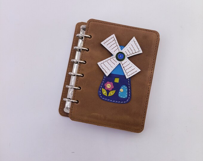 Genuine Leather A7 Standard Size Organizer Agenda/refillable Diary ...