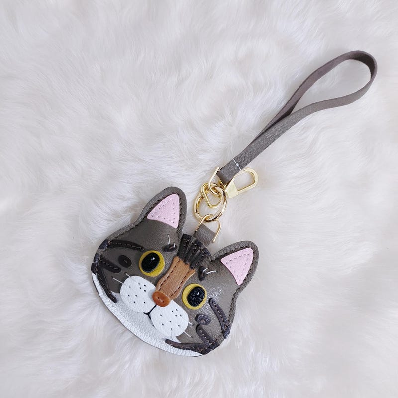 Cat Bag Charm - Etsy