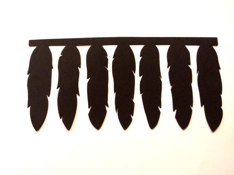 Feathers Strip - Black - 2mm EVA Foam - Etsy