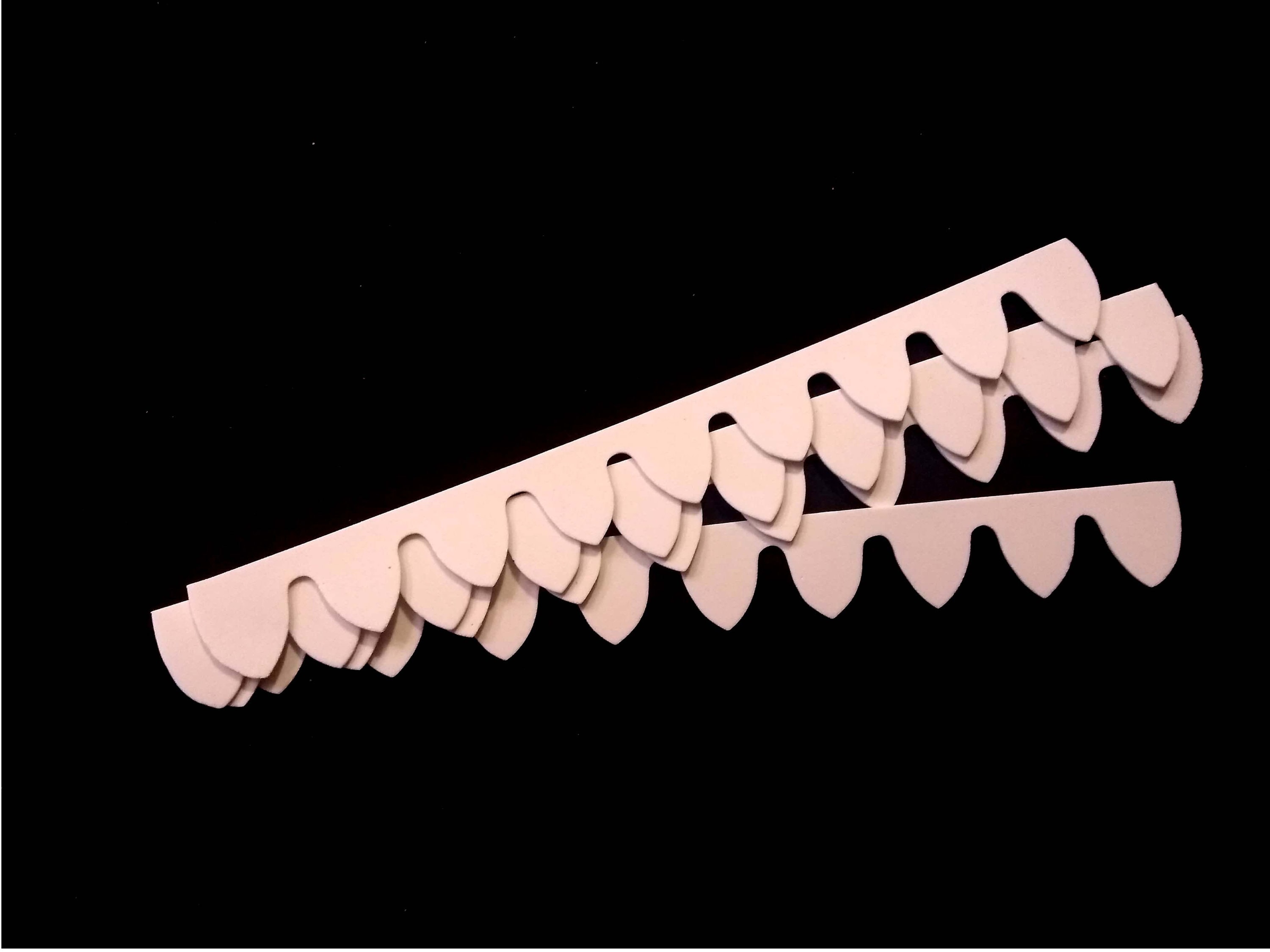 LARGE Dragon Scales - White - 2mm EVA Foam - Etsy