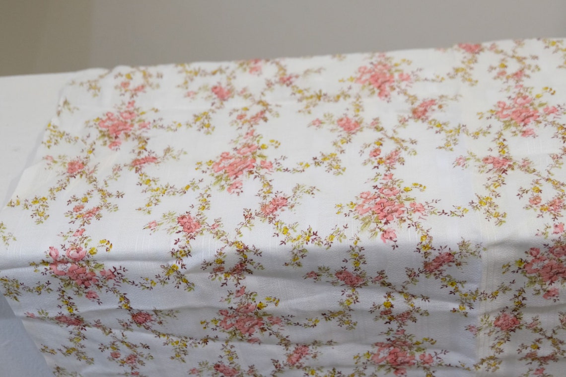 1970's Vintage Pale Bight Blue Textured Striped Dimity - Etsy