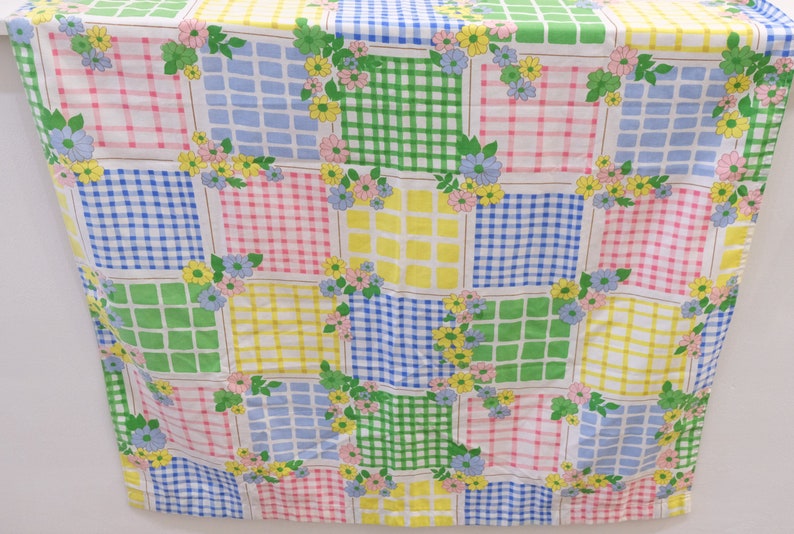 1970's Vintage Little Girls Room Patchwork Bright Colors - Etsy