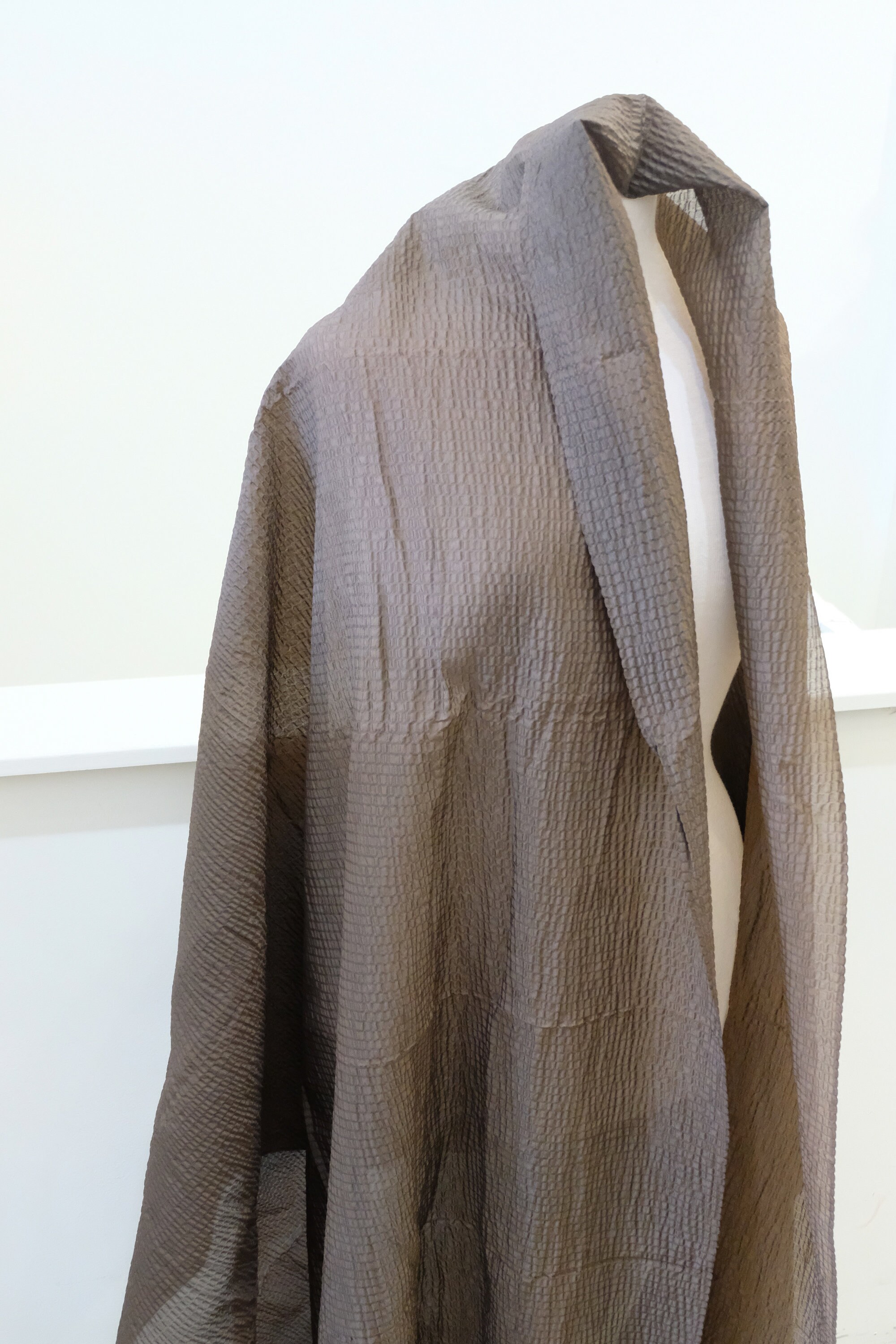 1950's Vintage Dark Coffee Brown Sheer Seersucker Nylon - Etsy