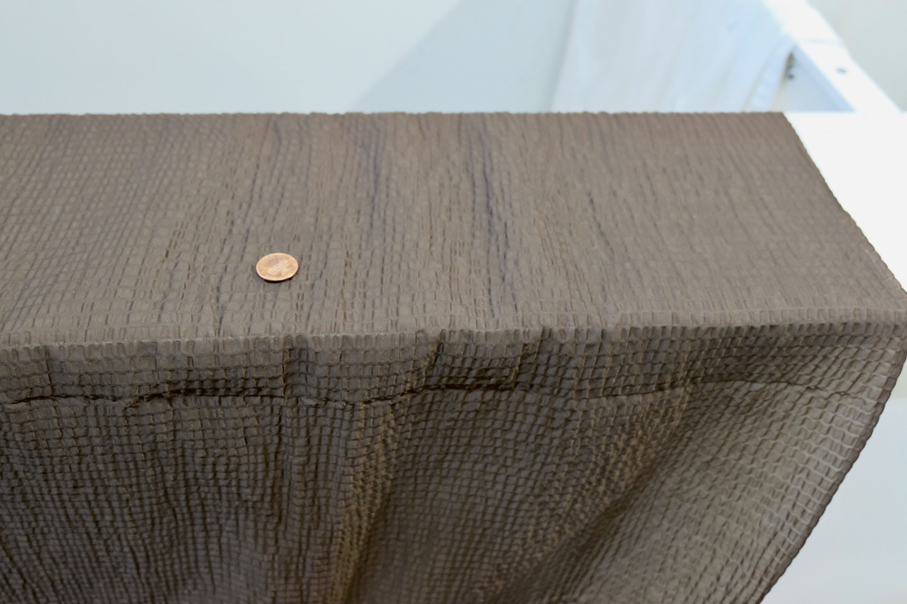 1950's Vintage Dark Coffee Brown Sheer Seersucker Nylon - Etsy