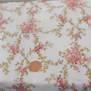 1970's Vintage Pale Bight Blue Textured Striped Dimity Cotton Blend ...