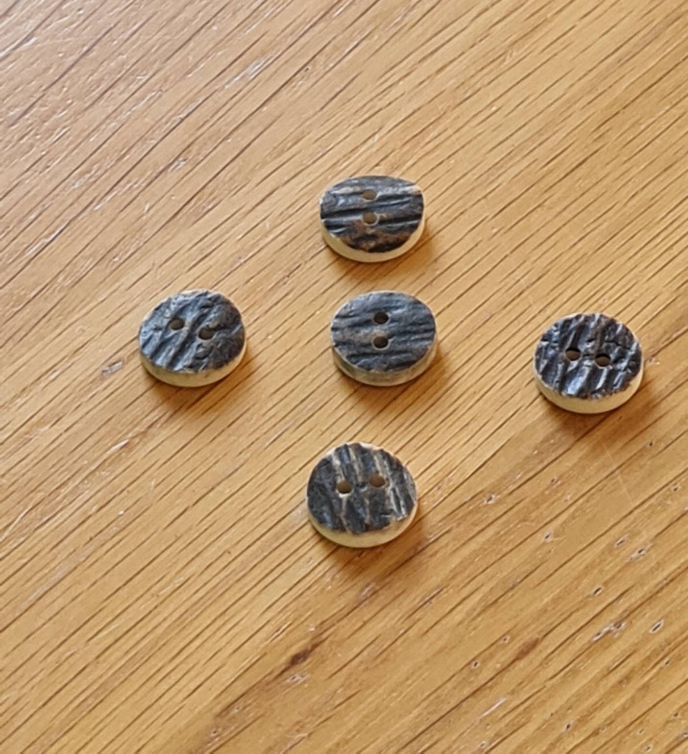 Real Stag Horn Round Buttons X 5 Kilt Jacket Buttons Small - Etsy