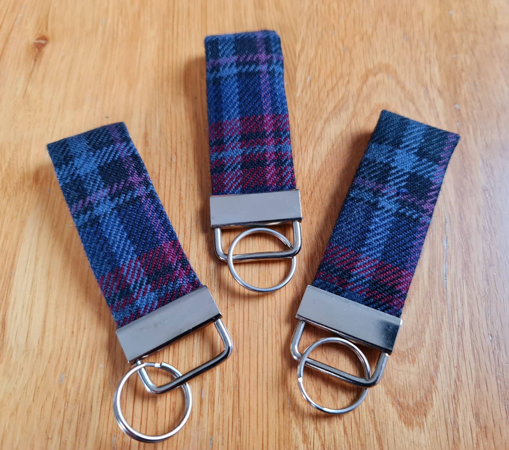 Stewart Tartan Key Fob Scottish Tartan Keyring Tartan Key | Etsy