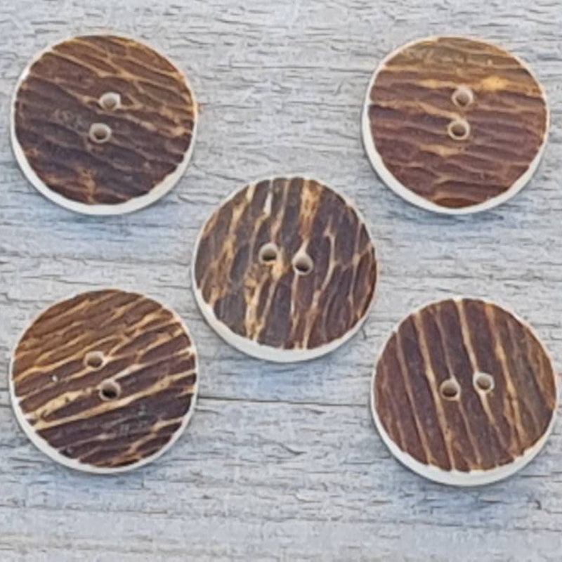 Round Wooden Buttons - Etsy