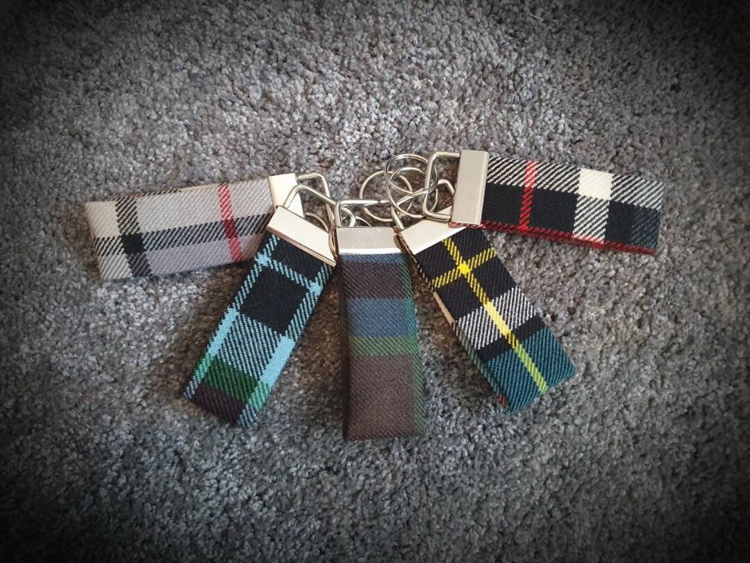 Thompson Tartan Thomson Tartan Key Fob Tartan Keyring - Etsy UK