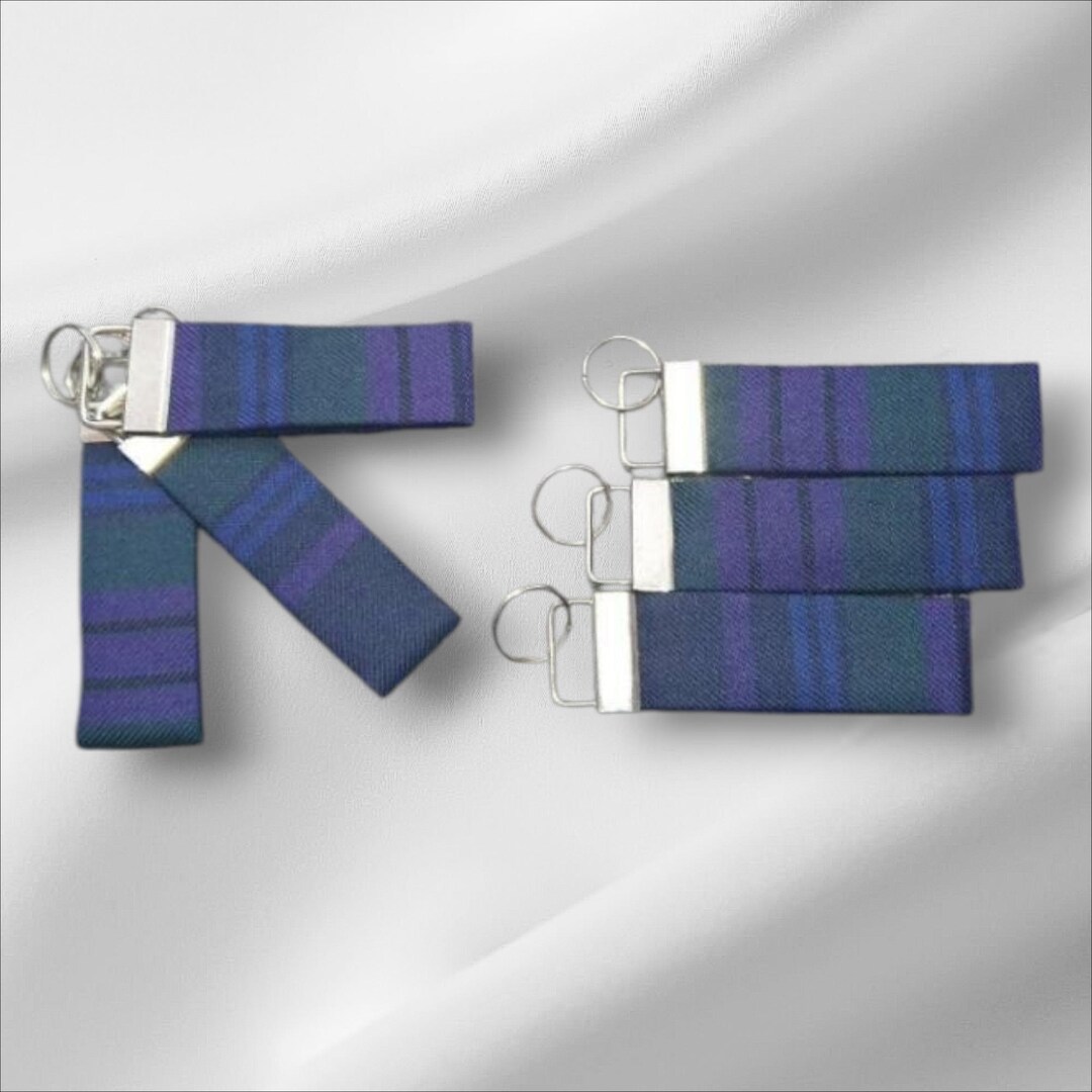Handmade Scottish Wool Tartan Key Fob: Spirit of Scotland - Etsy