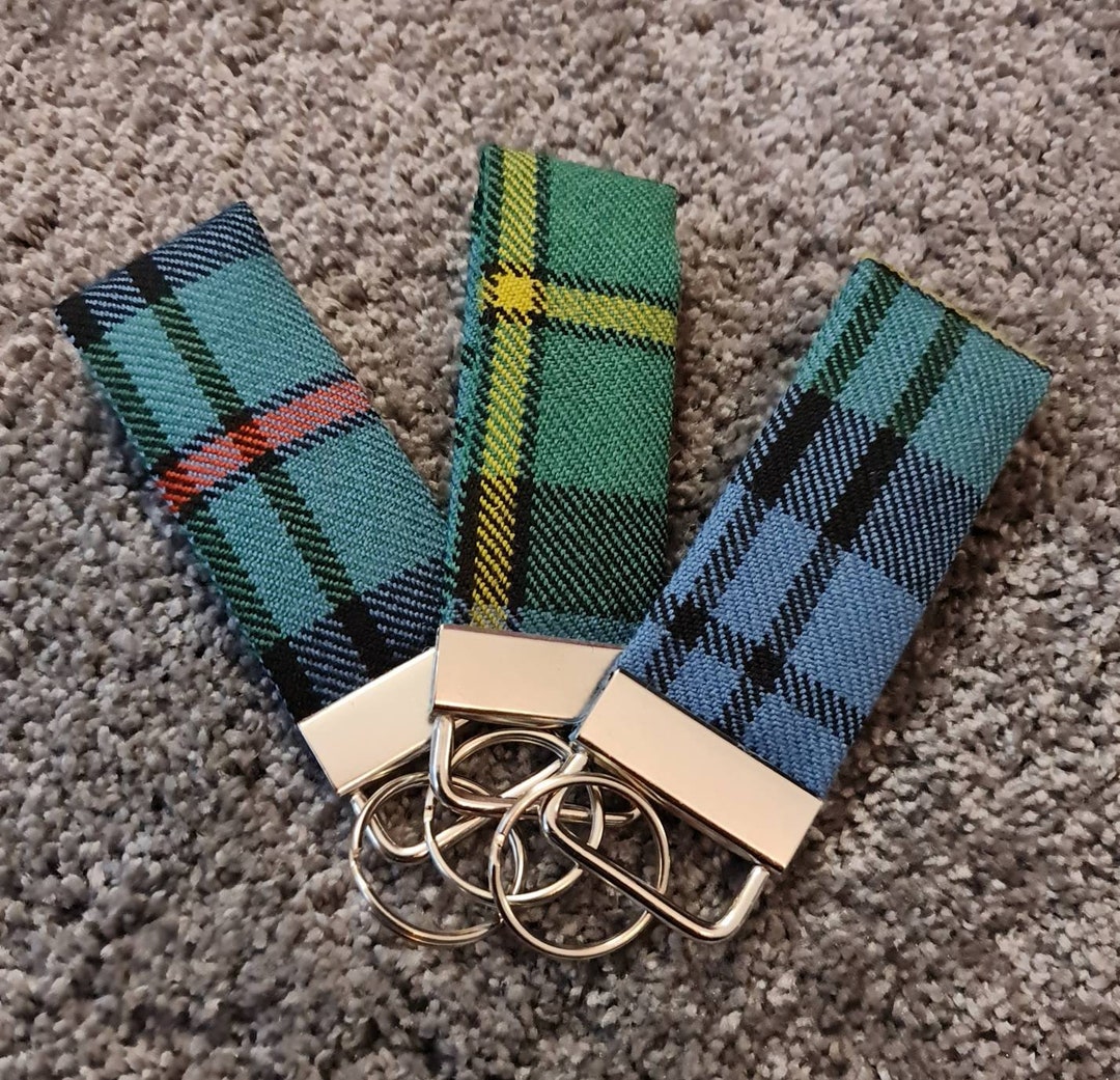 Macewan Ancient Scottish Tartan Key Fob | Tartan Keyring | Tartan Key ...