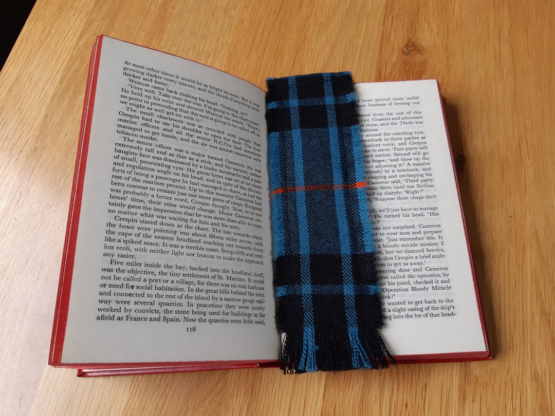 Scottish Tartan Bookmark Book Lovers Gift Scottish Gift Highland Gift ...