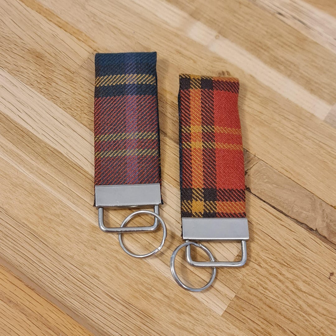 Roscommon County Tartan Key Fob Irish Tartan Keyring Tartan Key Ring ...