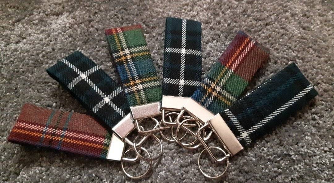 Maclean of Duart Key Fob Tartan Keyring Tartan Key Ring - Etsy