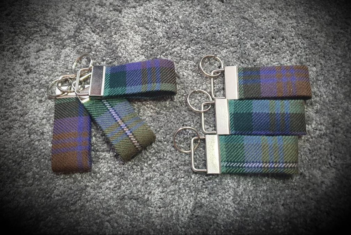 Isle of Skye Key Fob Tartan Keyring Tartan Key Ring - Etsy UK