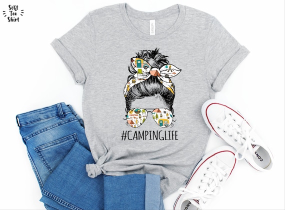 Camping Life Shirts Camping T-shirt Camp Life Shirt Camper - Etsy