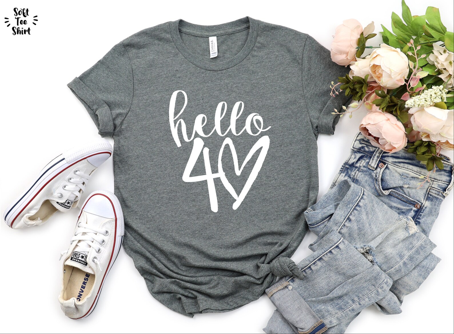 Hello 40 Shirt 40th Birthday Shirt Birthday Shirt Hello - Etsy