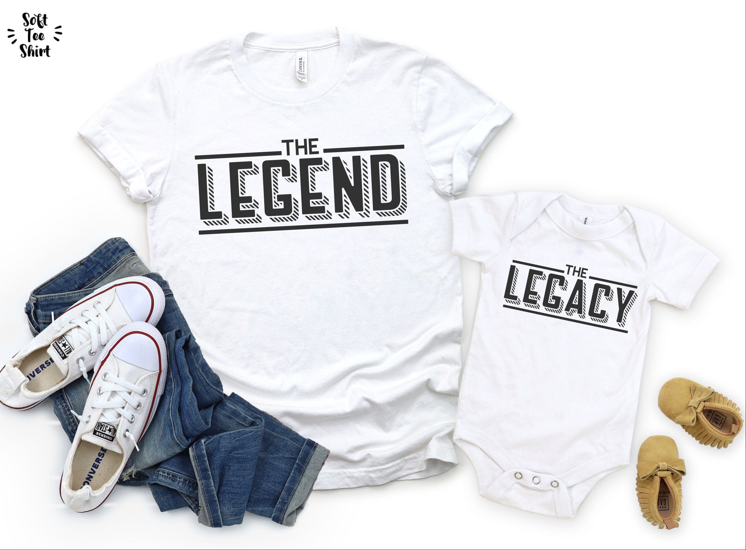 Legend Legacy Shirts Daddy And Me Shirts Father Son Funny | Etsy