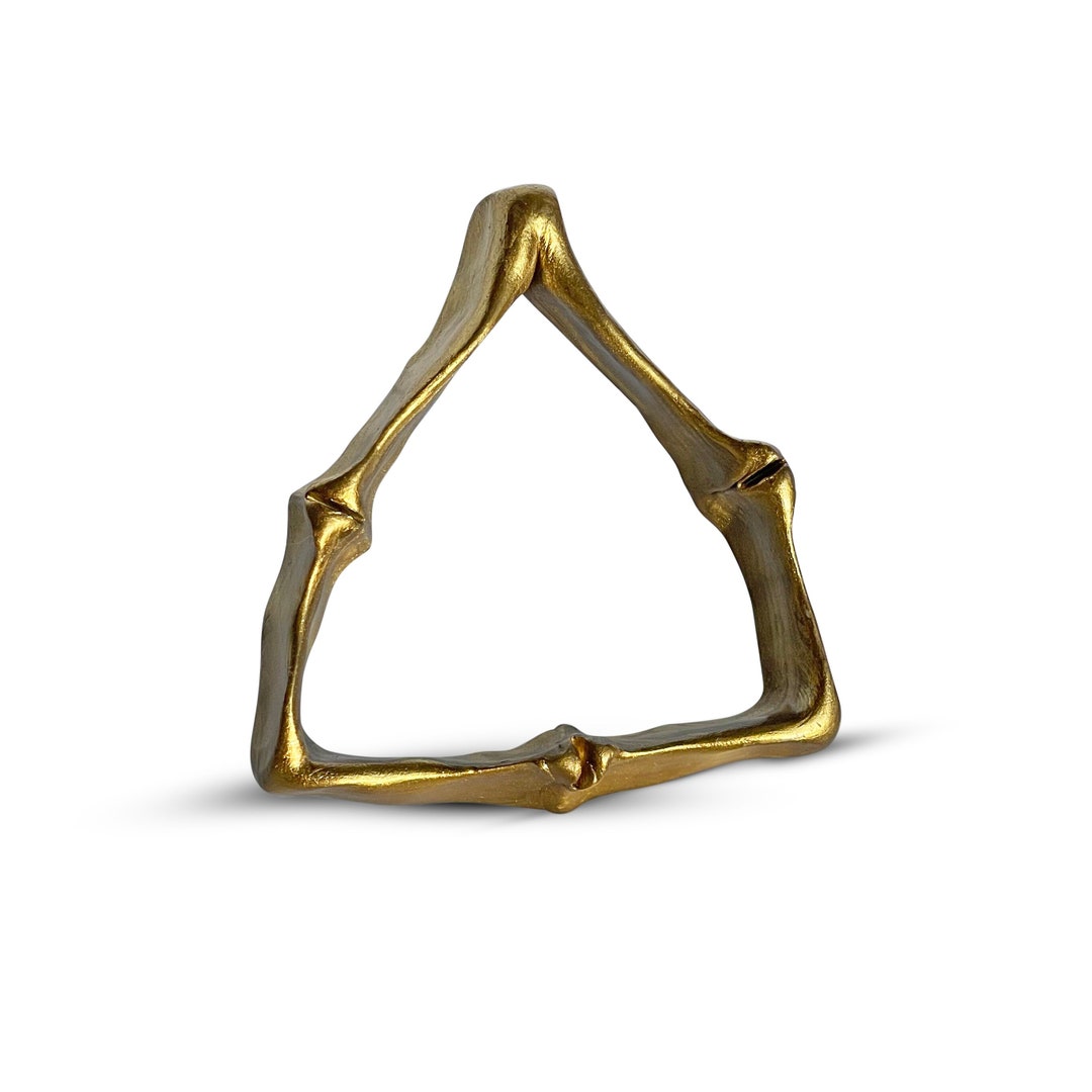 Bamboo Triangle Bangle - Etsy