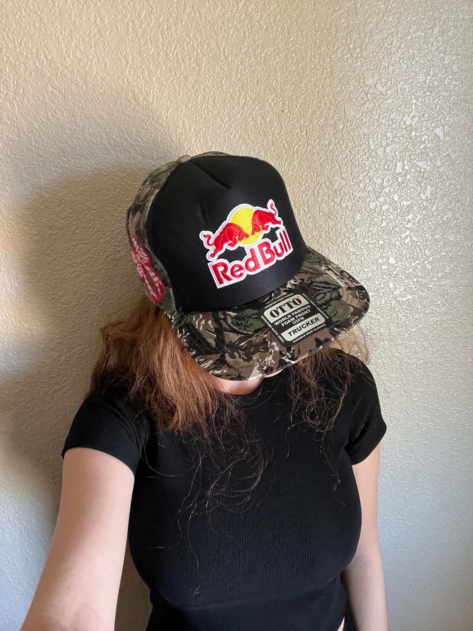 Red Bull Trucker Hat - Etsy