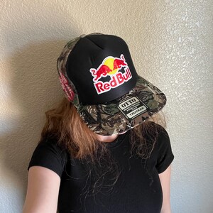 Red Bull Trucker Hat - Etsy