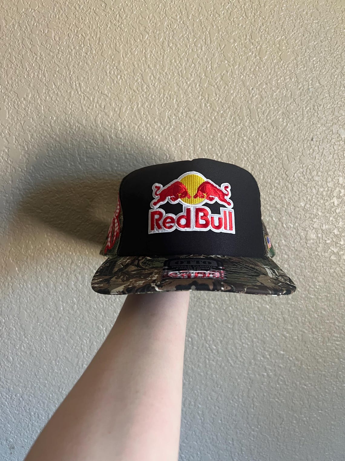 Red Bull Trucker Hat - Etsy