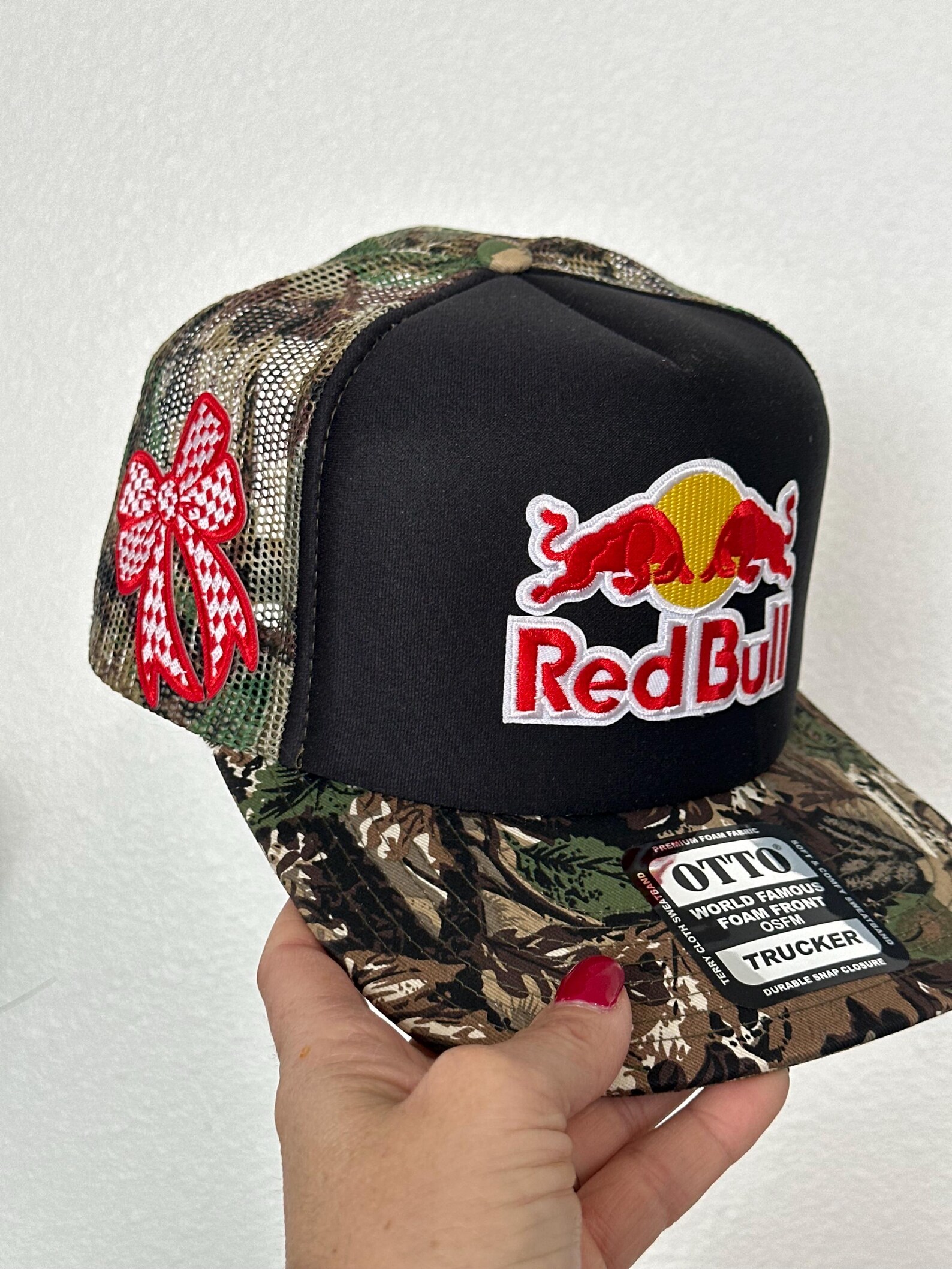 Red Bull Trucker Hat - Etsy