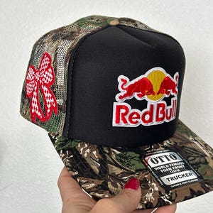 Red Bull Trucker Hat - Etsy