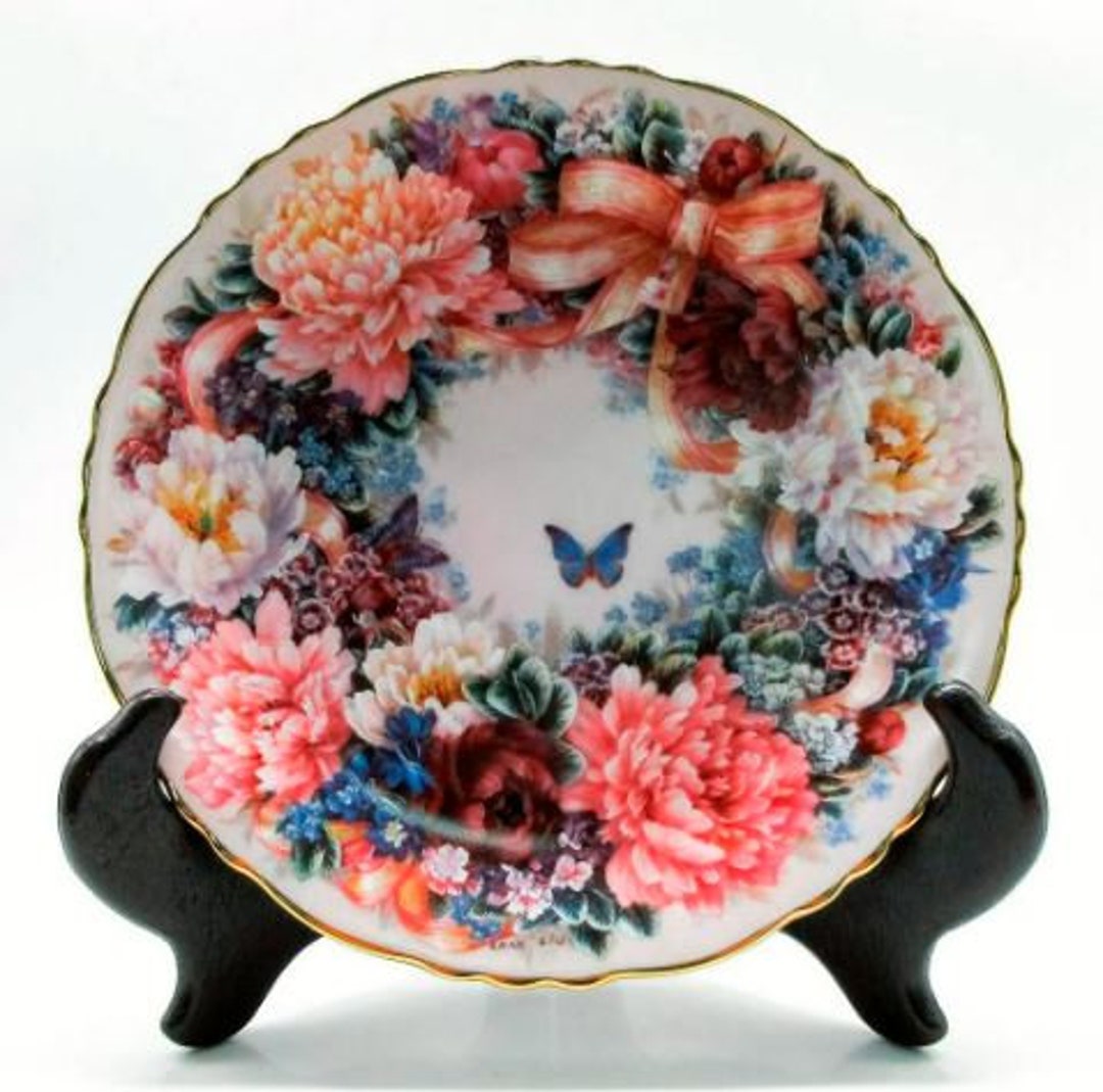 Vintage Bradford Exchange Circle of Love Plate by Lena Liu - Etsy