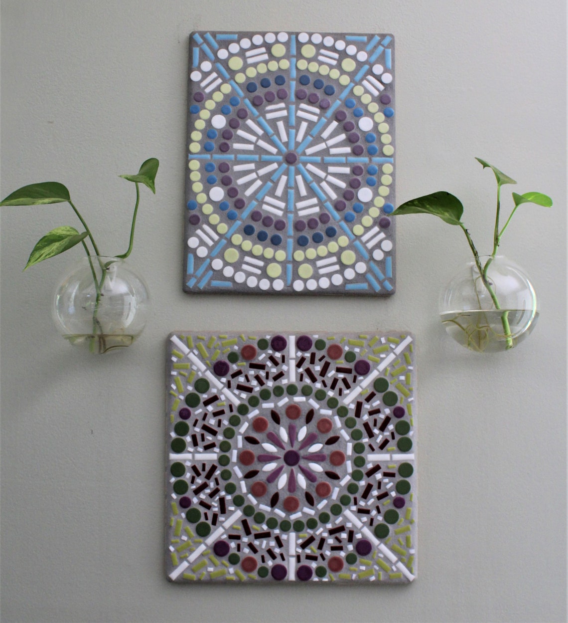 Modern Circle Mosaic With Ceramic Tile - Etsy