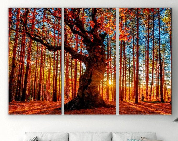 Autumn Wall Art, Autumn Painting, Fall, Fall Leaves, Wall Decor, Fall ...