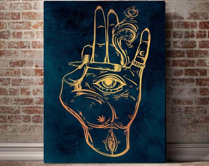 Marijuana Wall Art, Cannabis Wall Art, Weed Art, Marijuana Poster ...