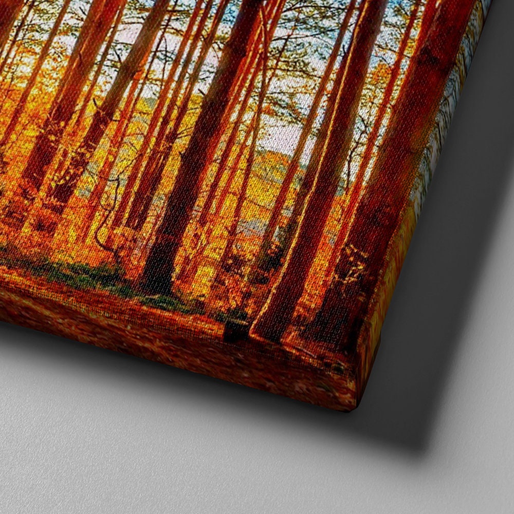 Autumn Wall Art Autumn Painting Fall Fall Leaves Wall | Etsy