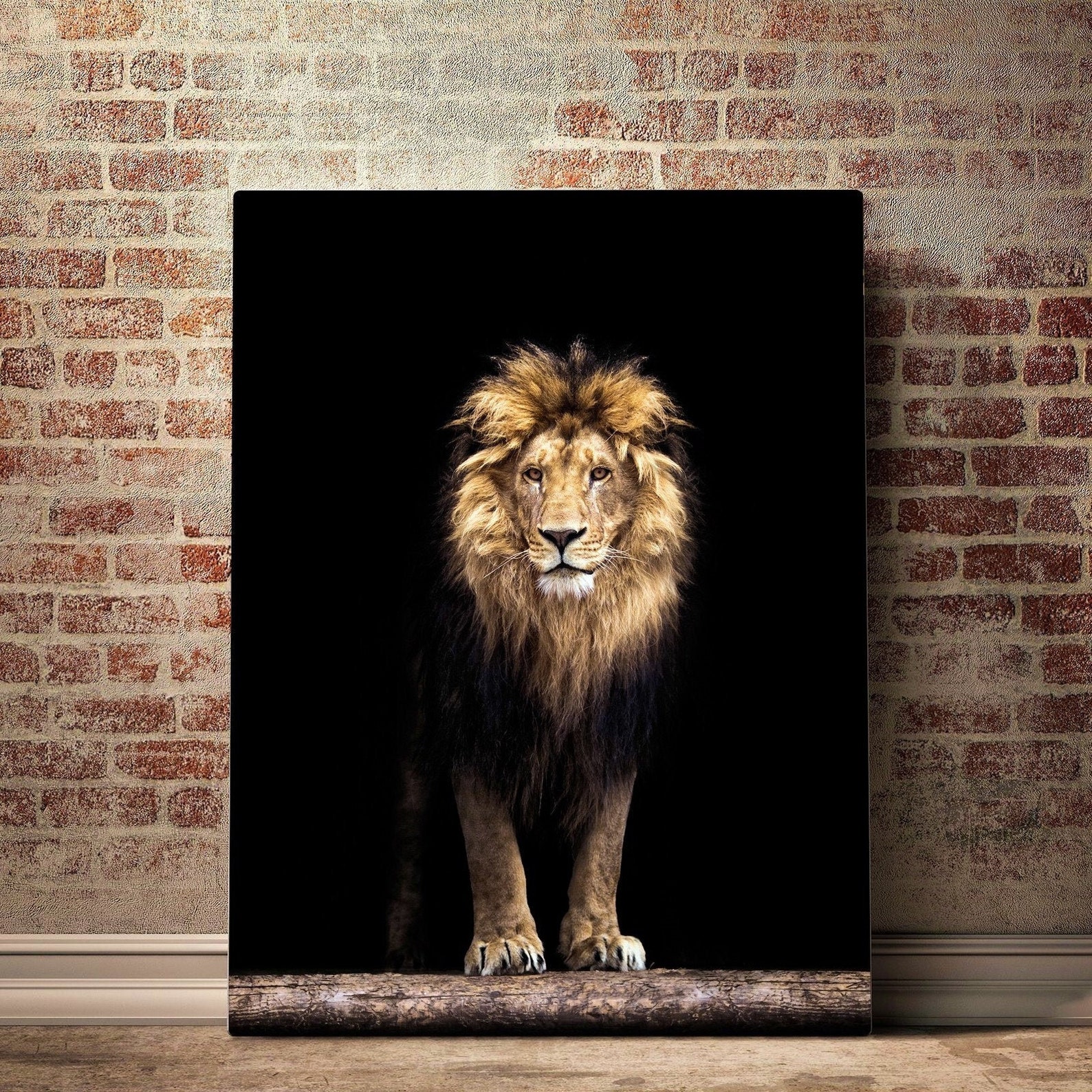 Lion Wall Art Lion Wall Decor Lion Poster Lion Canvas Lion | Etsy