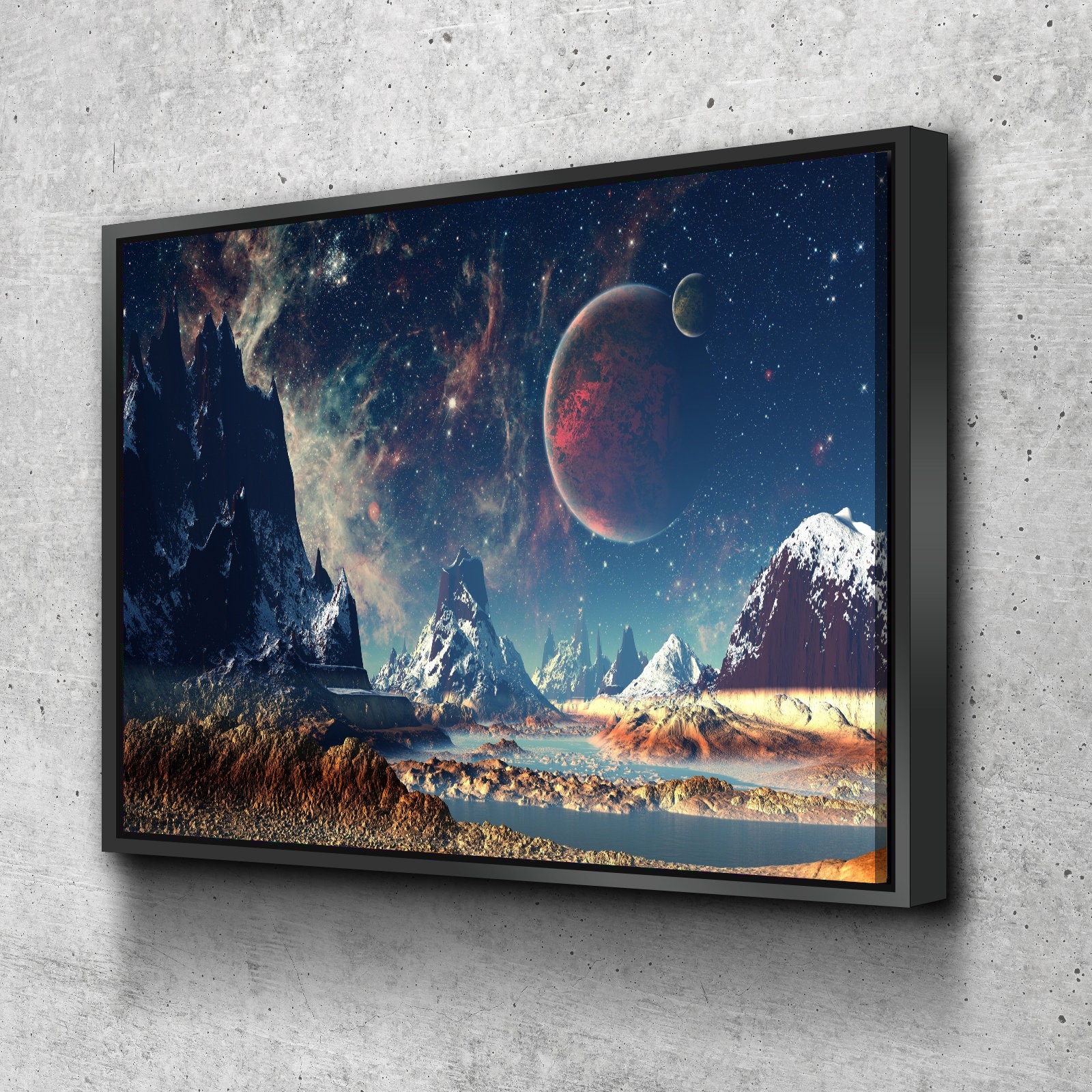 Mountain Art Mountain Print Mountain Wall Art Nature Print | Etsy