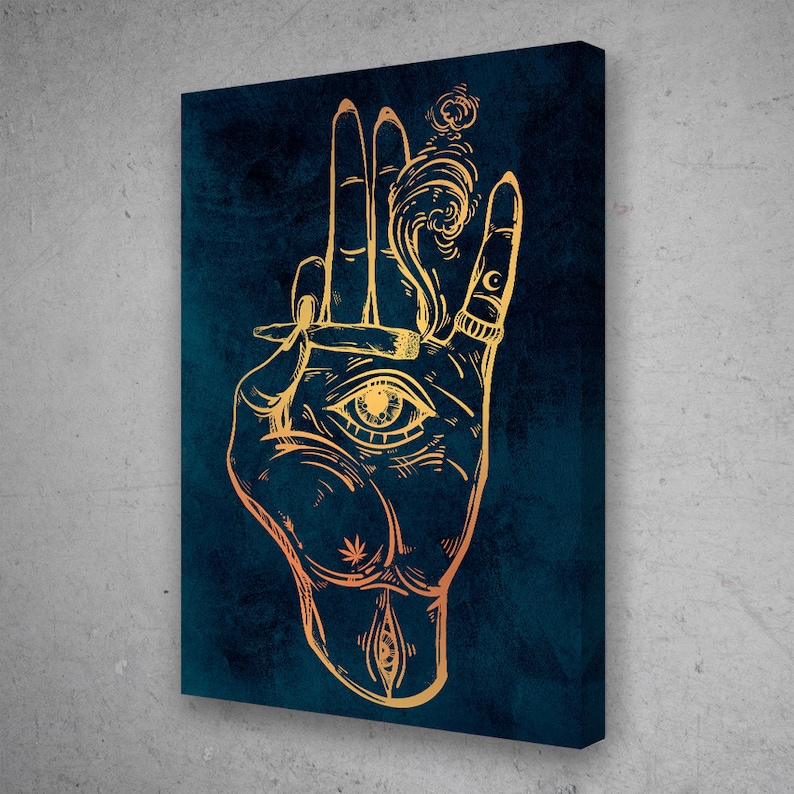 Marijuana Wall Art Cannabis Wall Art Weed Art Marijuana - Etsy